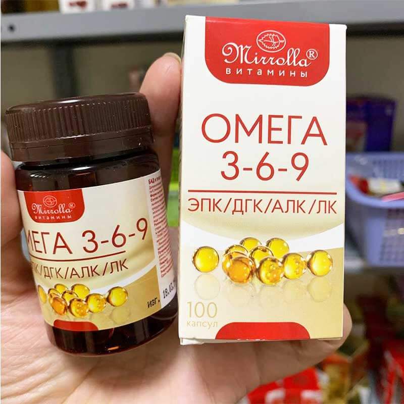 Omega 369 Nga Mirrolla Hộp 100 Viên - Quymart Beauty